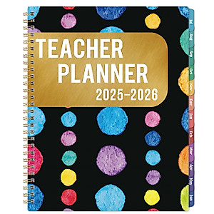 2023 Planner – Weekly and Monthly Planner 2023, Jan 2023 – Dec 2023, 2023 Weekly Monthly Planner with Monthly Tab, 8.46" x 6.37", Twin-Wire Binding, Thick Paper, Back Pocket, Elastic Closure - Black Pattern