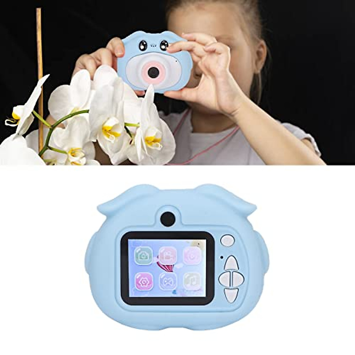 2.0 Inch Kids Camera - 1920x1080 HD LCD Screen, 1080P Digital Video Camera for Video Recording, 32GB Expandable Storage Space, 20MP Dual Cameras, Selfie, Timing, Playback