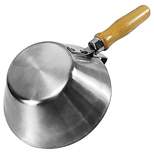 Stainless Steel Bucket Commercial Thickened Mud Pail Constructions Industrial Cement Storage