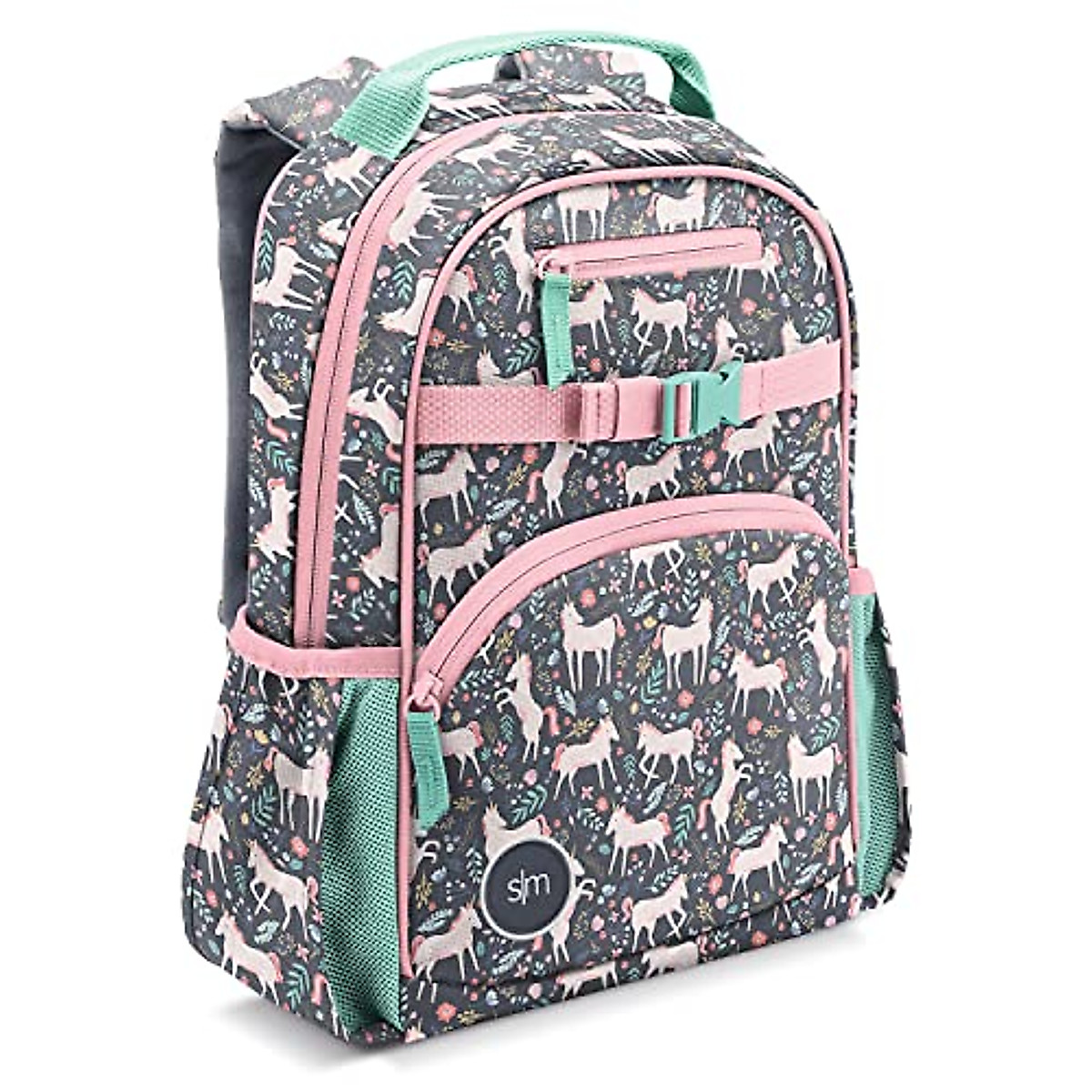 Simple Modern Kids Backpack with Lunch Box and Water Bottle | School Supplies for Girls, Boys, Toddlers | 12L Fletcher, 4L Hadley, 14oz Summit Set | Unicorn Fields