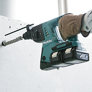 Makita Battery Rotary Hammer For Sds-Plus 2 X 18V Without Battery And Charger Dhr263Z