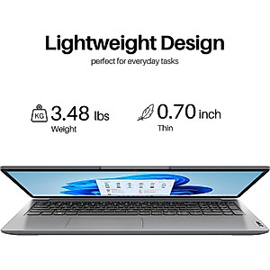 Lenovo 2023 Newest IdeaPad 1 Laptop, 15.6" Student Laptop, AMD Athlon Silver 7120U Processor, 4GB LPDDR5 RAM, 128GB SSD, AMD Radeon Graphics, Wi-Fi 6, Anti-Glare, Windows 11 Home S, Cloud Grey