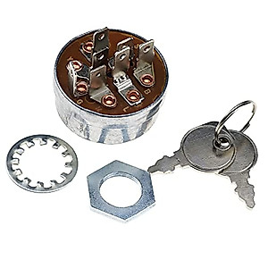 DVPARTS Ignition Switch 725-1717 925-1717 140301 92556 092556MA 092556 532140301 532 14 03-01 BS54124 9900-9031 AN113336BB1 430-674 5412H for Craftsman Husqvarna Murray MTD AYP Briggs & Stratton