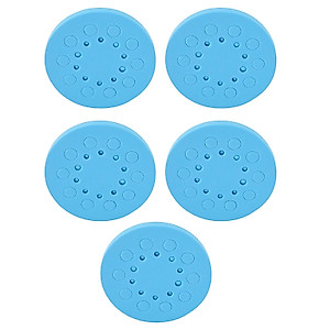 HAOHIZE Round Foam Test Tube Rack,5pcs Round Foam Test Tube Rack Easy Removal Reusable Floating Centrifuge Tube Holder for 0.2ml 0.5ml 1.5ml 2ml Test Tubes (Blue 20 Holes)
