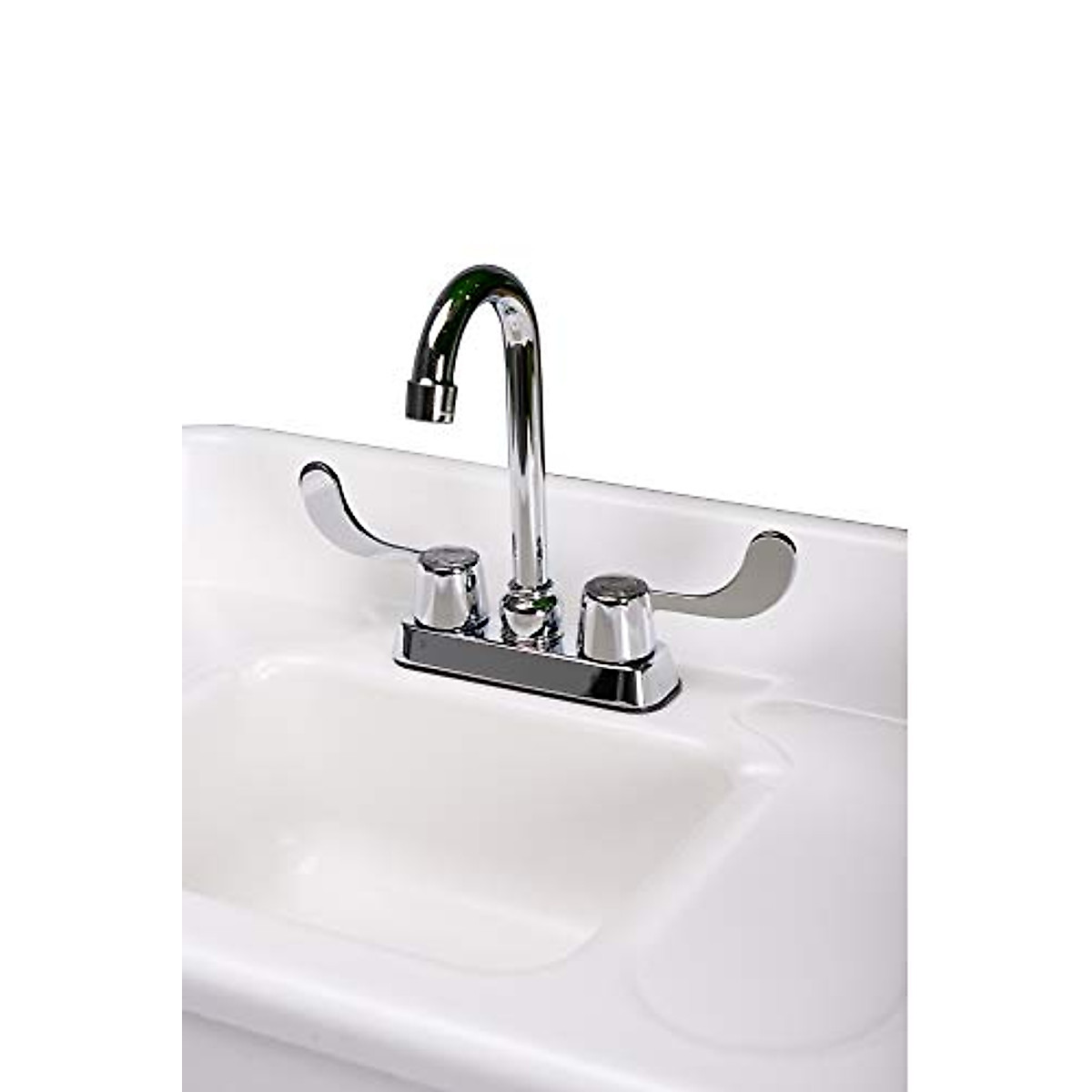 Waterworks Concession Sinks Premier Portable Handwashing Station with Hot Water - White