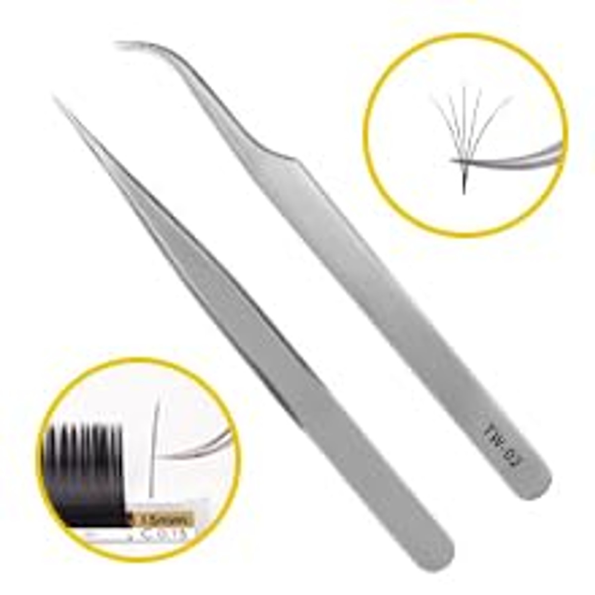 LASHVIEW Eyelash Extension Kit, with Mannequin Head Practice Exercise Set, Training Lash Extension Supplies for Beginners Include Individual Lashes Glue Tweezers and Training Lashes