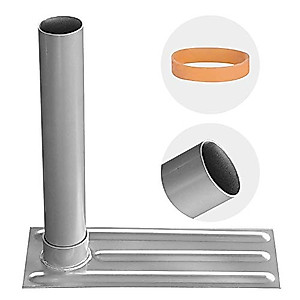 Yescom Portable All Metal Flag Pole Wheel Stand Tailgate Tire Mount 25ft 20ft Telescopic Flagpole Holder