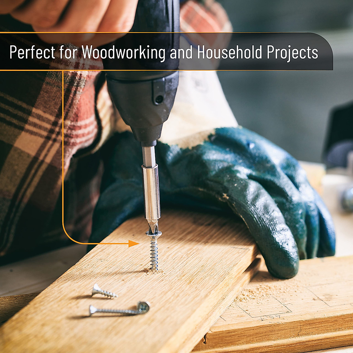 Mr. Pen- Wood Screws Assortment Kit, 152 pcs, Phillips Tips, Wood Screws, Screws, Assorted Screws, Screws Set, Flat Head Screws, Assorted Wood Screws, Screws Assortment, Screw Set Assortment