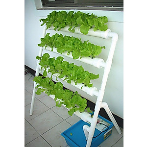 HYDDNice Hydroponic Grow Kit 4 Layers 36 Plant Sites Garden Planting System Hydroponic Growing System Water Culture Garden Plant System Garden Vegetable Planting Tool