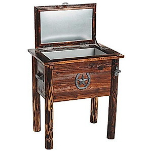 Leigh Country TX 94012 54Qt. Cooler Char-Log, 54 Quart, Brown