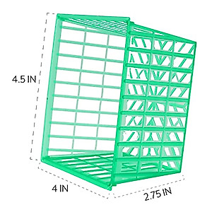 Cornucopia Pint Size Plastic Berry Baskets (48-Pack), 4-Inch Berry Boxes with Open-Weave Pattern, Ideal for Summer Picking & Crafts! (48 Boxes)
