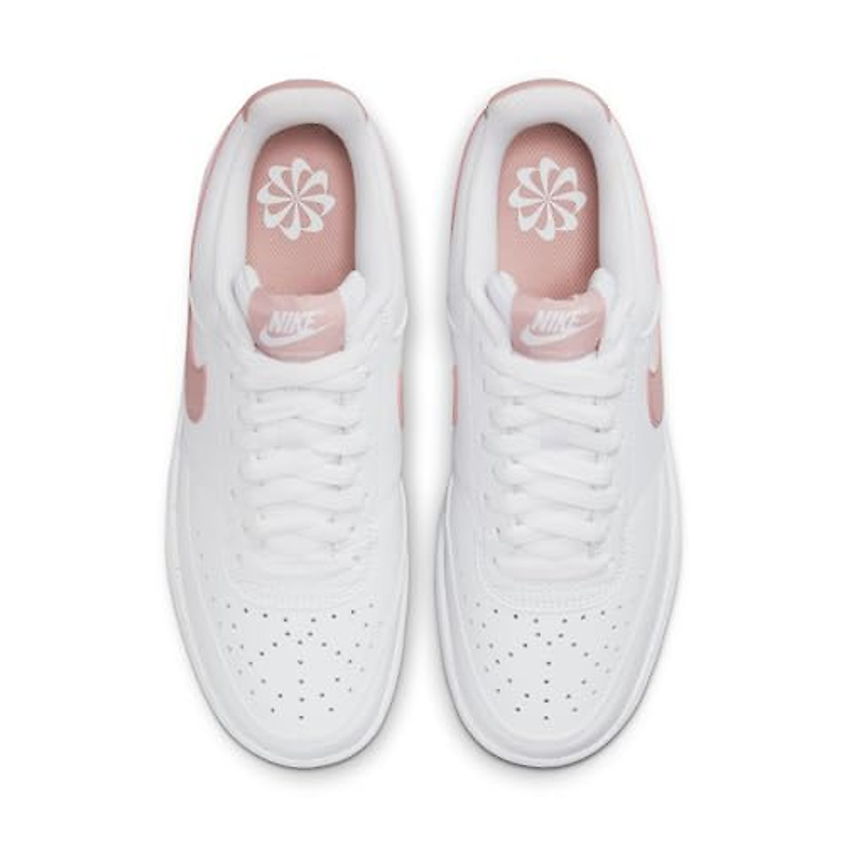 Nike Women's Low-Top Sneakers, White Pink Oxford, 6.5