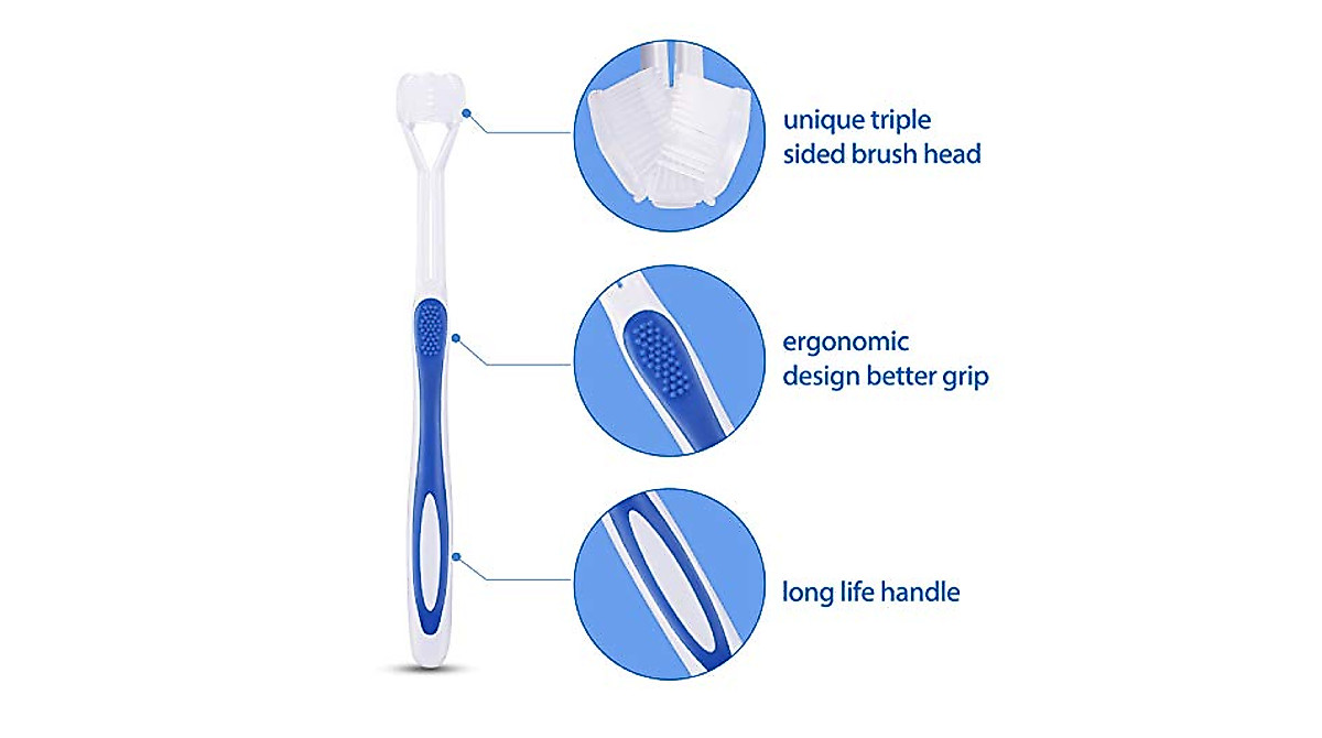 Three Sided Autism Sensory Toothbrush for Kids – Complete Oral Care
