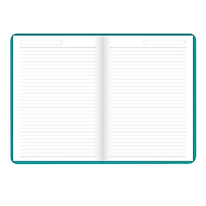 Letts of London Dazzle Academic Weekly Planner, August 2023 to July 2024, Week-to-View, Sewn Binding, Multilingual, A5 Size, 8.25" x 5.875", Turquoise (C030613-24)
