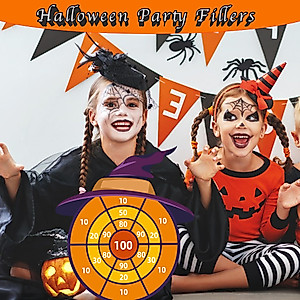 30” Halloween Decorations Witch Hat Party Favor, Large Halloween Toys Kids Dart Board Game, Halloween Party Supplies Indoor Outdoor Decor, Stocking Stuffers Christmas Birthday Gifts for Boys Girls