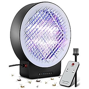 Bug Zapper Indoor, Mosquito Killer Electronic Insect Killer with Drawer, Timing and Remote Control, 860 Sq ft Coverage Fly Trap for Insects, for Home Garden Backyard, Kitchen Camping