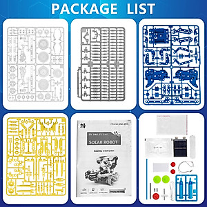 JoyZin STEM 11-in-1 Solar Robot Kit, 231 Pieces DIY Science Experiment Kit, Learning Educational Building Toy Set for Toddlers Kids Boys Girls 6 7 8 9 10 11 12 Years Old Birthday