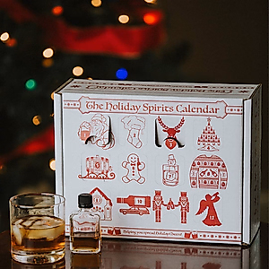 Advent Calendar for Alcohol & Adults | Gift Booze & Wine for Christmas 2023 | Great White Elephant & Holiday Party Hostess Present Idea | Alcohol Not Included