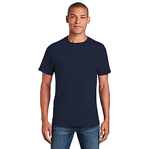 Gildan Heavy Cotton T-Shirt G5000, Navy (10-Pack), Large