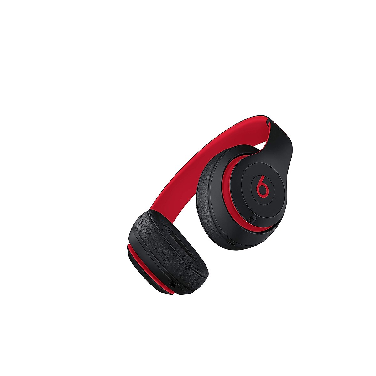 Beats Studio3 Wireless Noise Cancelling On-Ear Headphones - Apple W1 Headphone Chip, Class 1 Bluetooth, Active Noise Cancelling, 22 Hours Of Listening Time - Defiant Black-Red (Previous Model)