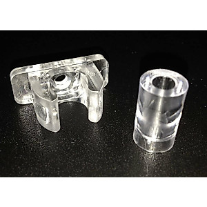 False Front Cabinet Clips, Hosrnovo 4 Pairs with Screws Reinforced Sink Tip-Out Snap for Kitchen Cabinet Drawer Fronts Replace/2 Drawers