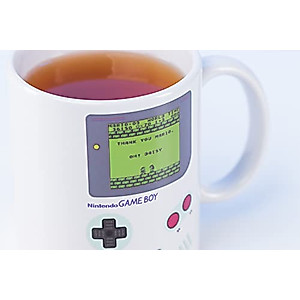 Paladone Gameboy Heat Changing Coffee Mug - Gift for Gamers, Fathers, Coffee Enthusiasts, 10 Ounces