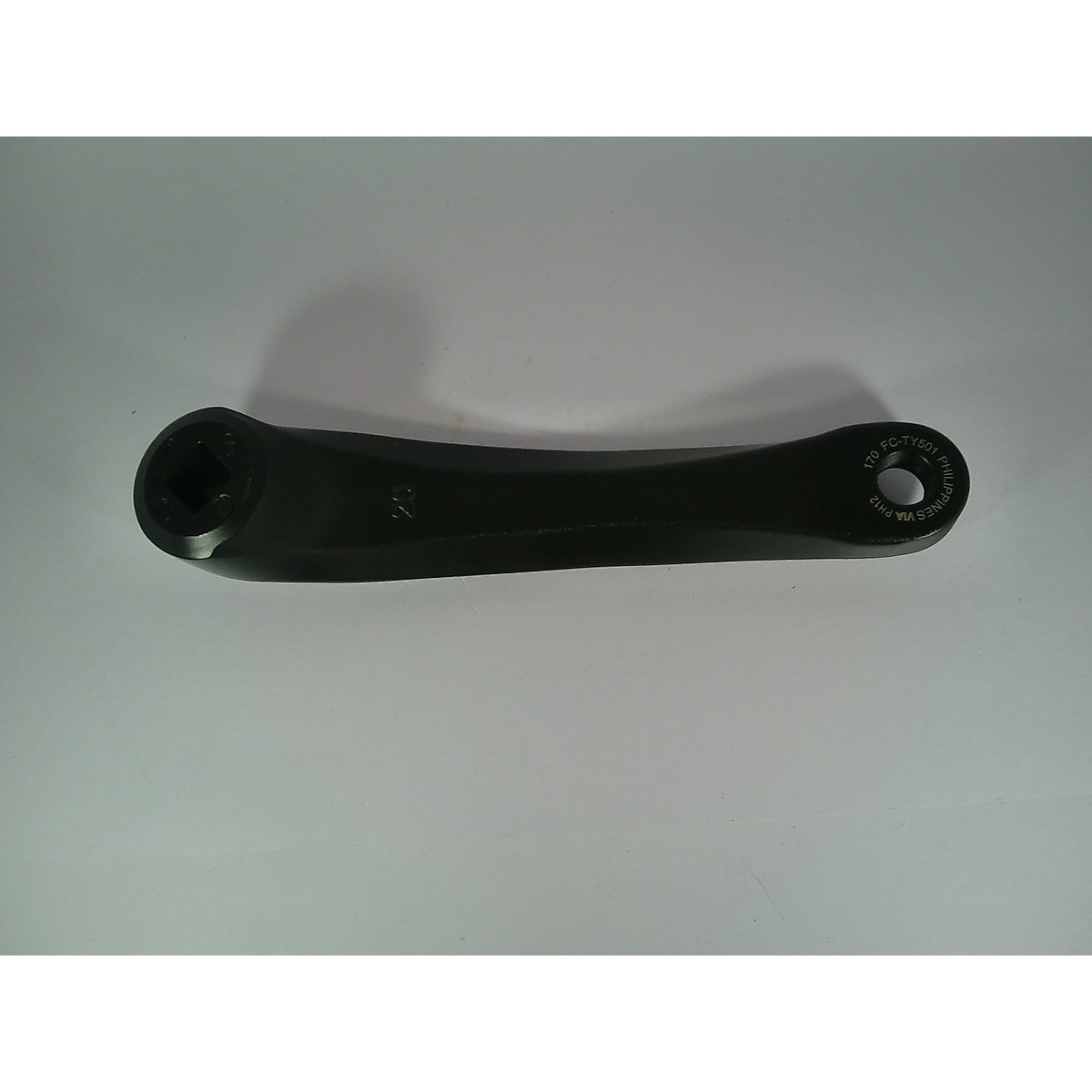 SHIMANO Unisex FC-ty501 Firkant 6/7/8 Rum Crankset, Black, 170 mm EU