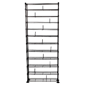 Atlantic Maxsteel 12 Tier Shelving - Heavy Gauge Steel Wire Shelving for 864 CD/450 DVD/Blu-Ray/Games in Gunmetal,38408071