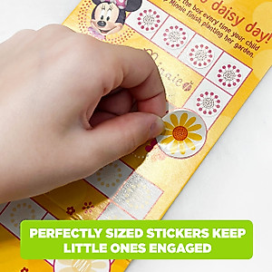 Disney's Minnie Mouse Potty Training Stickers Rewards Kit for Kids Learning to Use The Toilet, Orange, 2 Piece