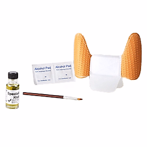 Gazechimp 1 Set Special Ear Support,Puppy Ear Sticker,W/Brush Ear Stand Corrector Puppy for German Samoyed Great Dane, L