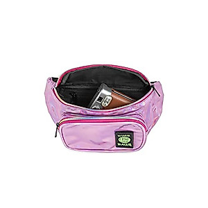 Dime Bags Party Pack | Festival and Party Fanny Pack | Water-Resistant Waist Bag (Disco Pink)