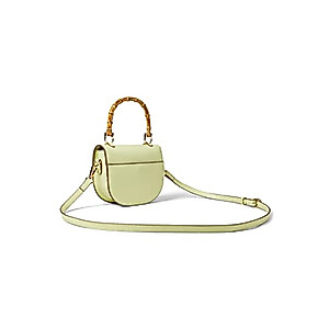 Anne Klein Mini Bamboo top Handle Crossbody, Celery