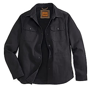 Venado Quick Draw Shirt Jacket for Men - Concealed Carry Vent - Built in Holsters (Black, Large)