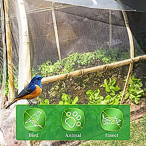 2 Pack Garden Netting 8 x 24Ft JORKING Plant Cover Ultra-Fine Garden Mesh Netting Protection from Mosquito Bird Pest Barrier Net Row Cover Protection for Plant, Fruit, Vegetable and Flowers