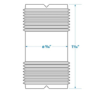 SEACHOICE PL258 DBL Female Connector SCP 19851