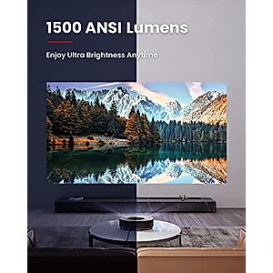 Anker Nebula Cosmos Max 4K UHD TV Home Theater/Entertainment Projector with Nebula 100-Inch Projector Screen