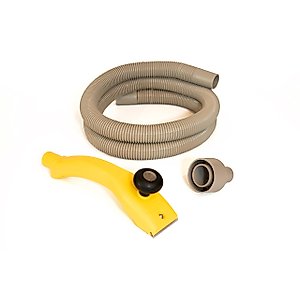 Hyde Dust-Free Scraper Attaches to Wet/Dry Vacuums to Remove Paint Chips, Dust, and Debris While Scraping, Included Replaceable 2.5 Inch Carbide Scraping Blade, Removeable Pull Knob with Hammer Head
