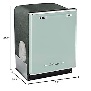 Unique Appliances UGP-24CR DW B 24" Retro Dishwasher, Black