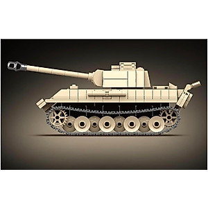General Jim's Military Themed WW2 Building Blocks Tank Sets for World War 2 Brick Building Enthusiats (German Panther Ausf Tank)