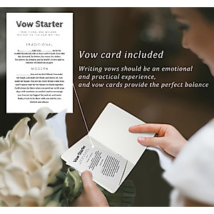 LSSH GmbH Wedding Vow Books,Original Vow Books His and Hers,Perfect Wedding Essentials for Your Wedding Day,28 Pages, 5.5" X 4" (Terracotta & beige)
