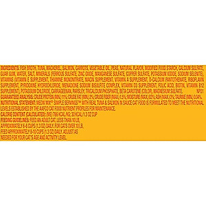 Meow Mix Simple Servings Wet Cat Food, Tuna & Salmon in Sauce, 1.3 Ounce Cup (Pack of 24)