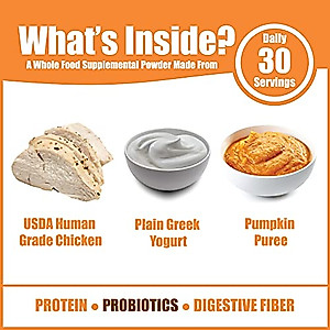 Whole Life Pet Healthy Gut Daily Supplement for Cats – Probiotics with Pumpkin. Helps Digestion + Stool Formation. Mixes in Food or with Water for Hydrating Snack
