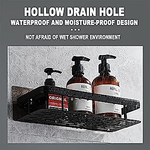 SALUR Over The Toilet Storage, Godboat Bathroom Organizer Shelves, Multifunctional Toilet Rack,No Drilling Space Saver with Wall Mounting Design Black