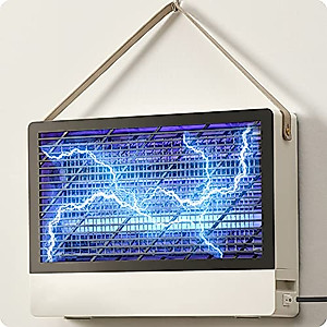 Quiet Hybrid Spectrum 20W Bug Zapper Fruit Fly Traps for Indoors Mosquito Zapper Electric Fly Zapper for Home Mosquito Repellent Moth Light Gnat Insect Killer with 2 Replacement Bulbs