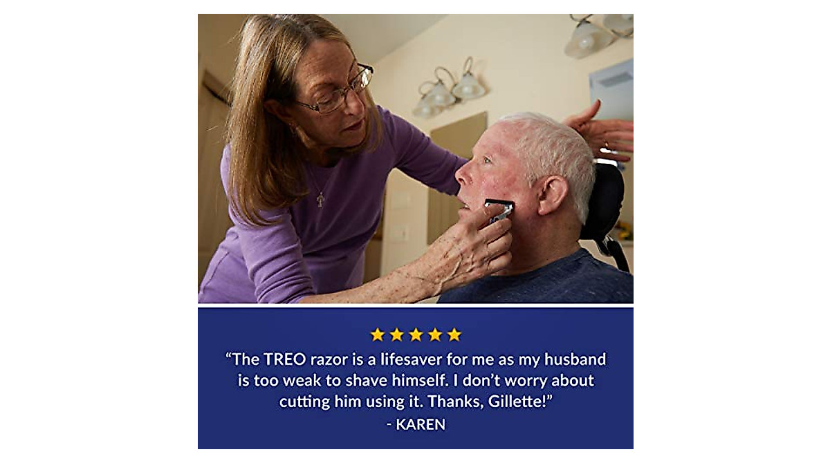 Gillette TREO: Easy, Mess-Free Shaving for Caregivers