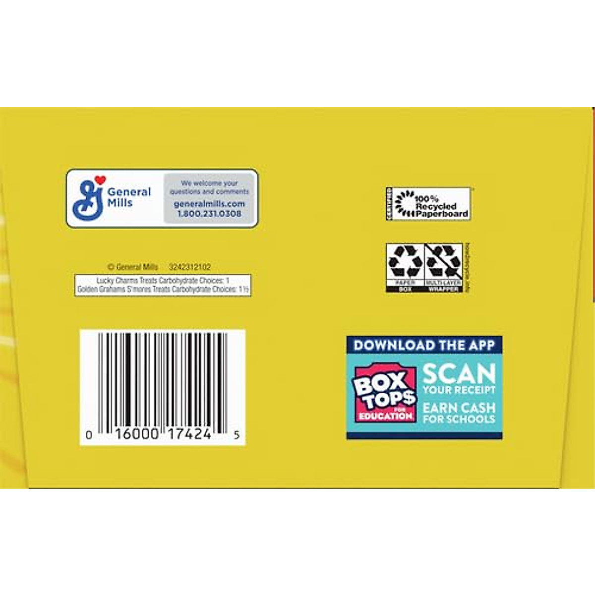 Golden Grahams Lucky Charms Breakfast Cereal Treat Bars Variety Pack, 28 ct