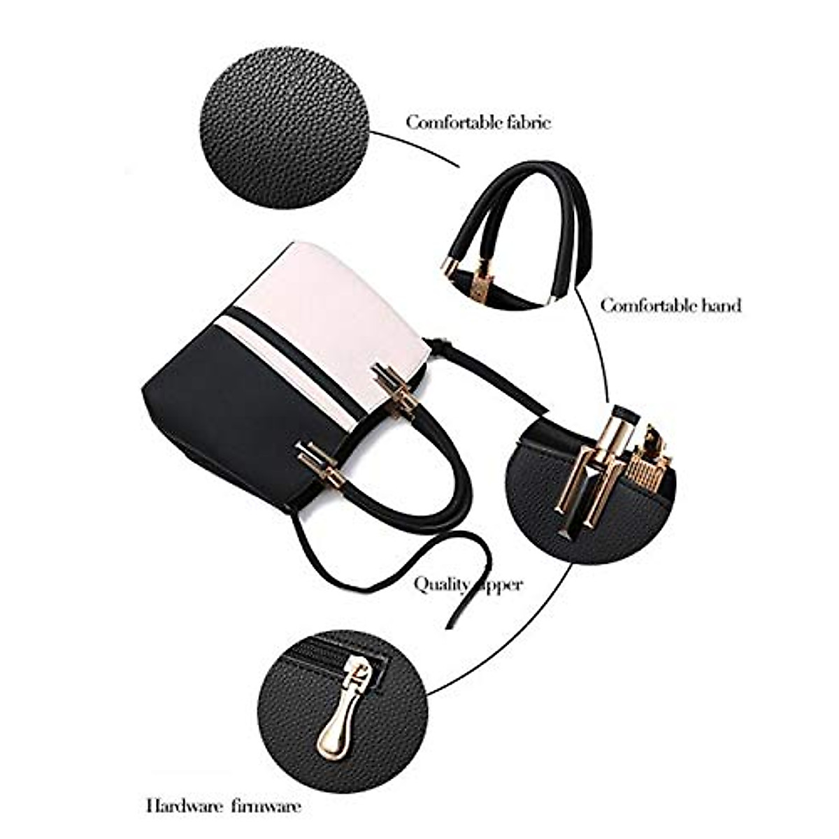 SMALLBLUER Women Soft Patent Leather Handbags Ladies Shoulder Evening Crossbody Bags Trendy Hobo Totes Clutches-Orange