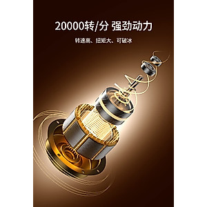 SHIDIAN Portable Blender, Personal Blender for Shakes and Smoothies, Blender shake Smoothie for Kitchen Personal Size Blenders with Rechargeable USB, 380Ml Traveling Fruit Veggie Juicer Cup With 6 Blades (Black)