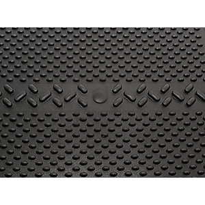 IO Crest Ergonomic Floating Tilt Foot Rest Textured Surface Reduce Muscle Strain, Black Blue