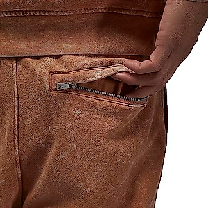 Nike Jordan Flight Fleece Men's Washed Pants (as1, Alpha, x_l, Regular, Regular, Mineral Clay)
